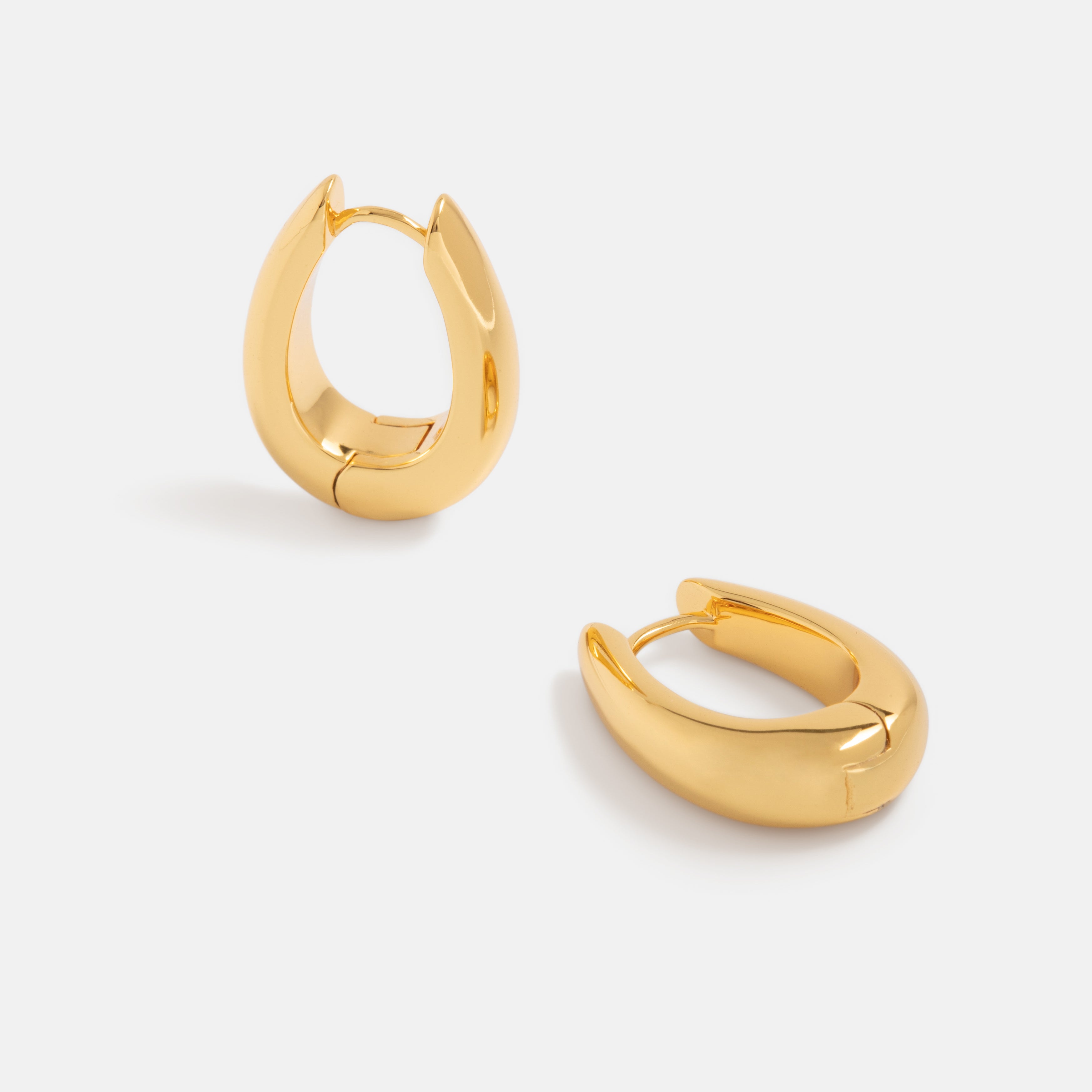 Tapered Dôme Hoops Gold – SIXTY STAX